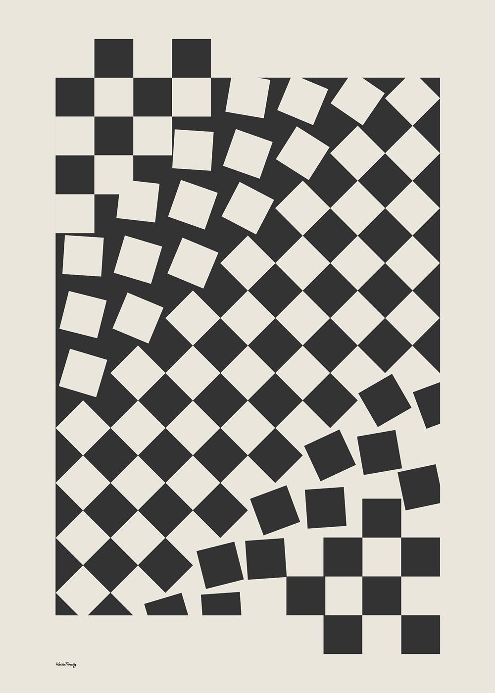 Checkers Poster av Karolin Frimodig | SoPosters.com