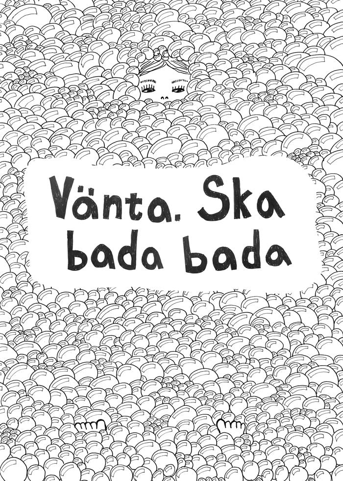 Tavla till Badrum - Ska bada bada av Linda Ljunggren | SoPosters.com
